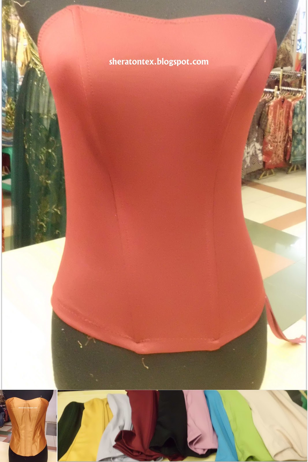Sheratontex untuk Kebaya dan Mukena Cantik: Kamisol /Bustier