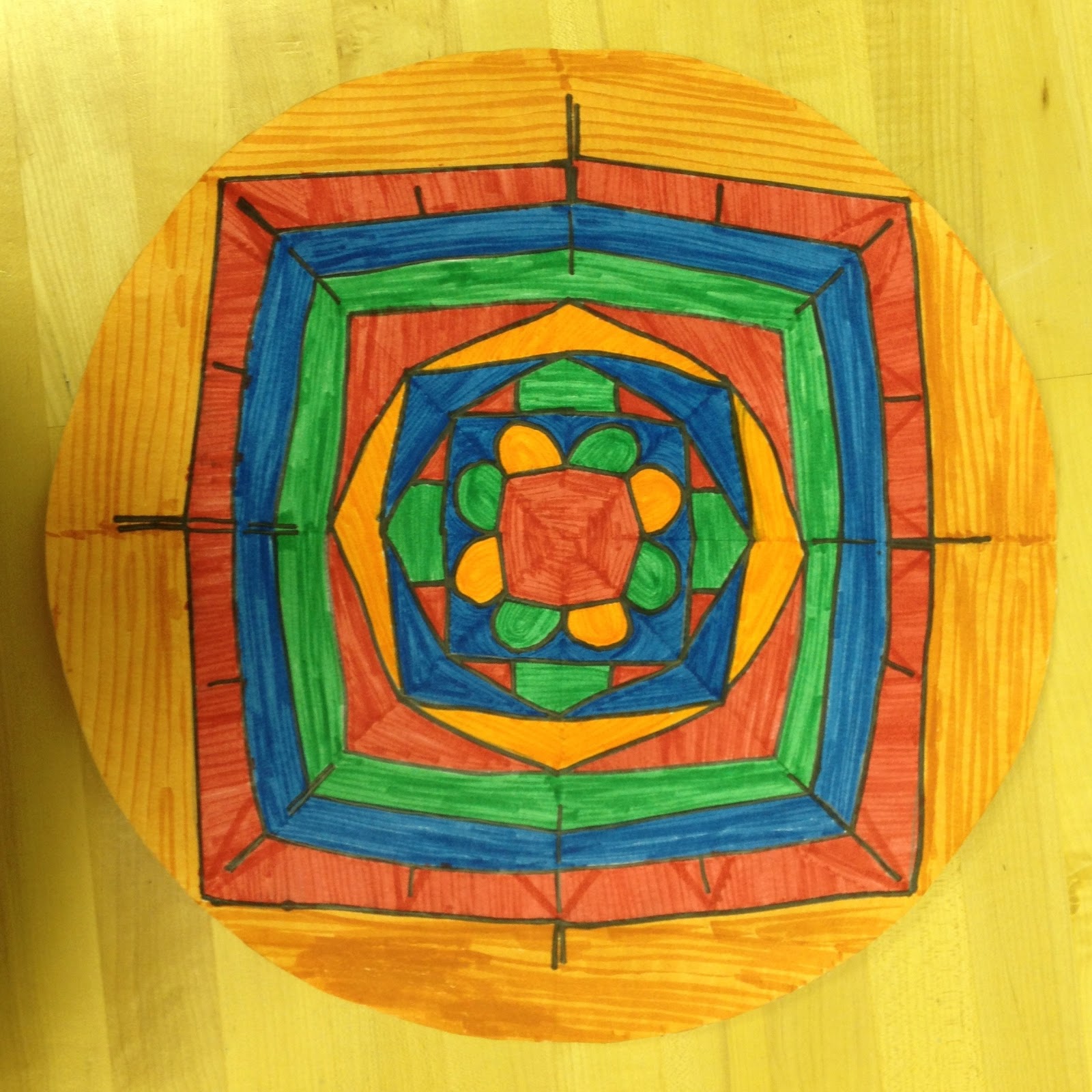Art at AMY Northwest: Cycle 1 Projects: 8th Grade - Radial Design