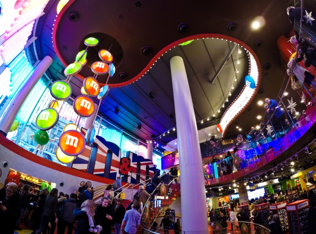 M&M's World w Londynie i ciekawostki o cukierkach M&M's - Globtroterek