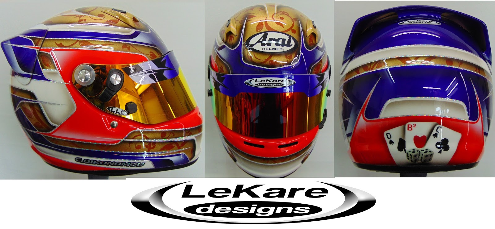 LeKare helmets designs: KART racing helmets