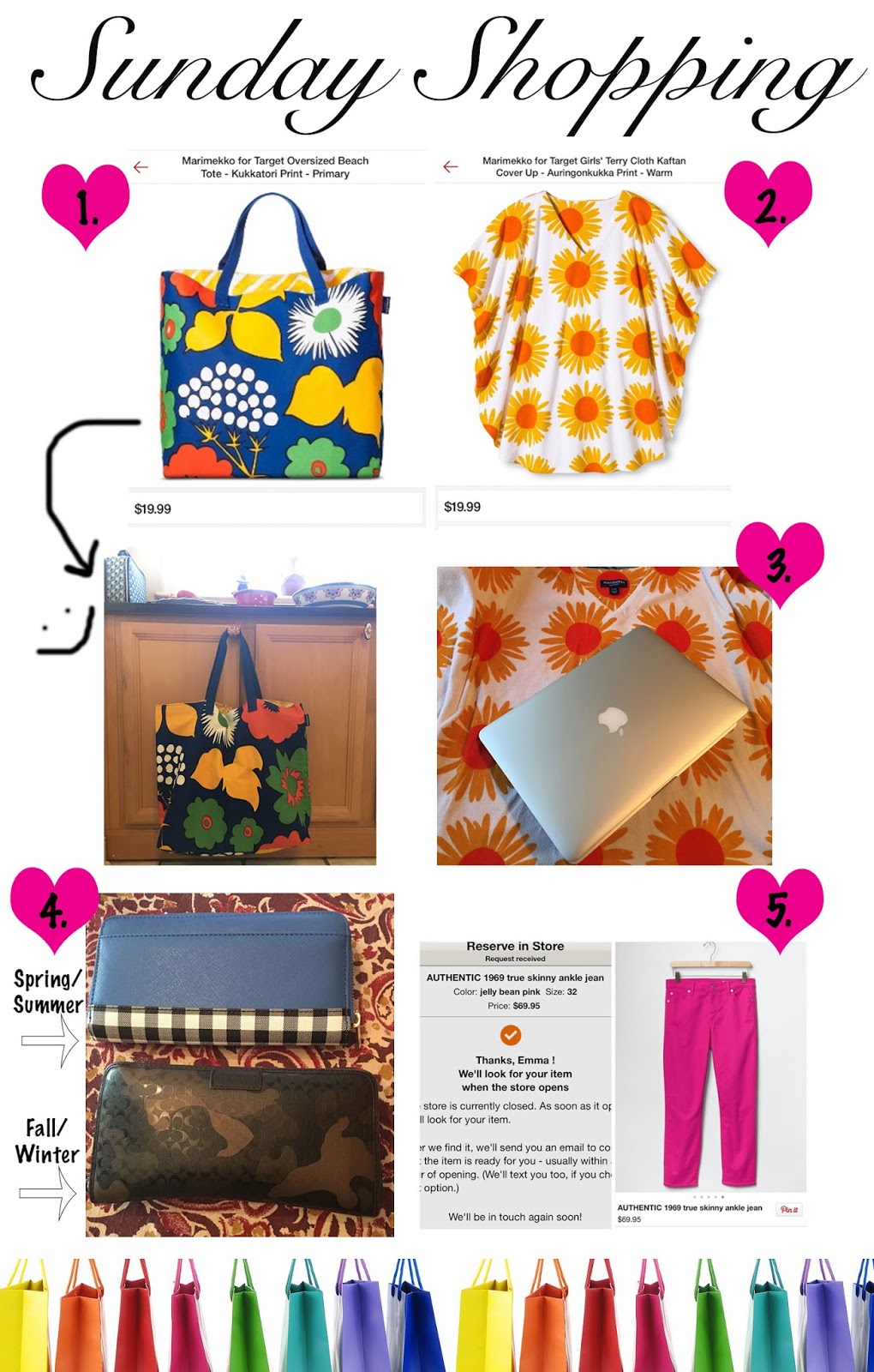 behind the leopard glasses: Sunday Shopping