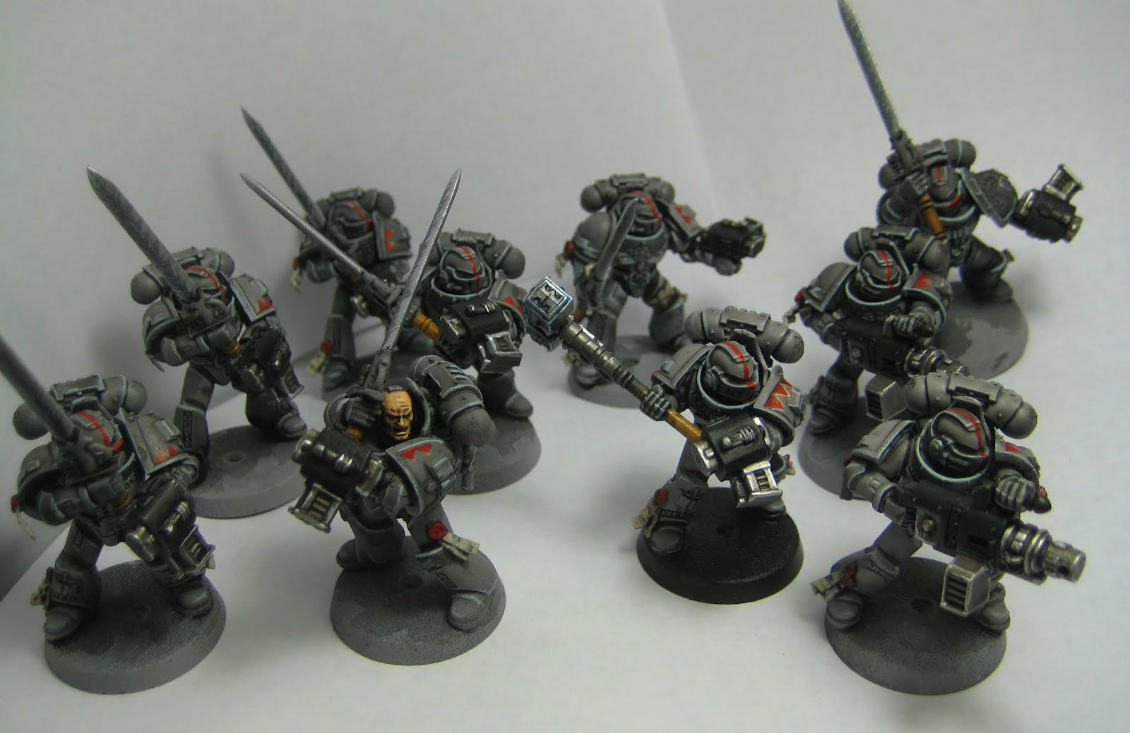 Zen 40K: Space Sharks "Tactical" Squad and Rhino