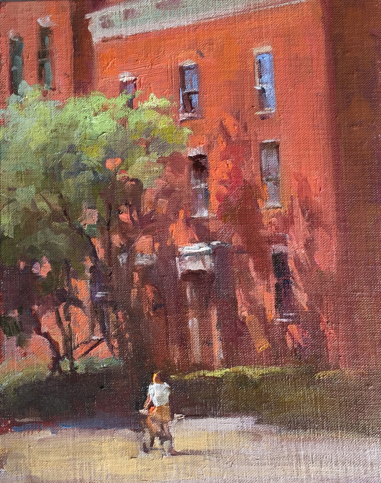 Aline Ordman Art: Brownstone