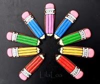Decorated Crayon Cookies for Back-To-School