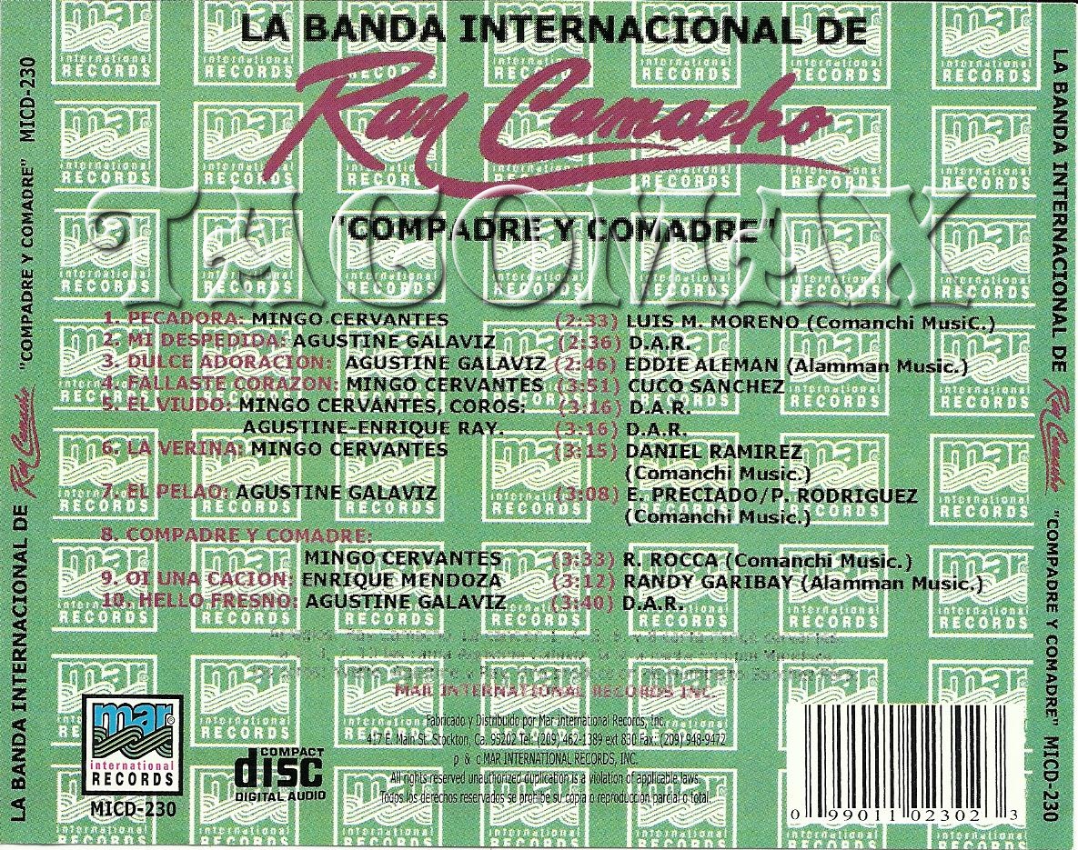 sɐɹǝdnɹƃ sǝuoıɔɔǝΙoɔ: La Banda Internacional De Ray Camacho-Compadre Y ...