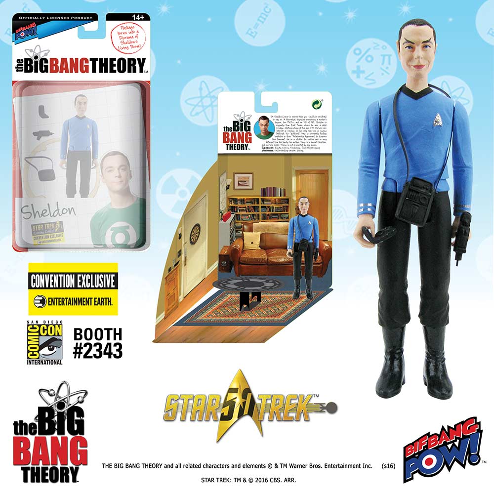 The Big Bang Theory™ Crew Boldly Goes To Comic Con As Action Figures