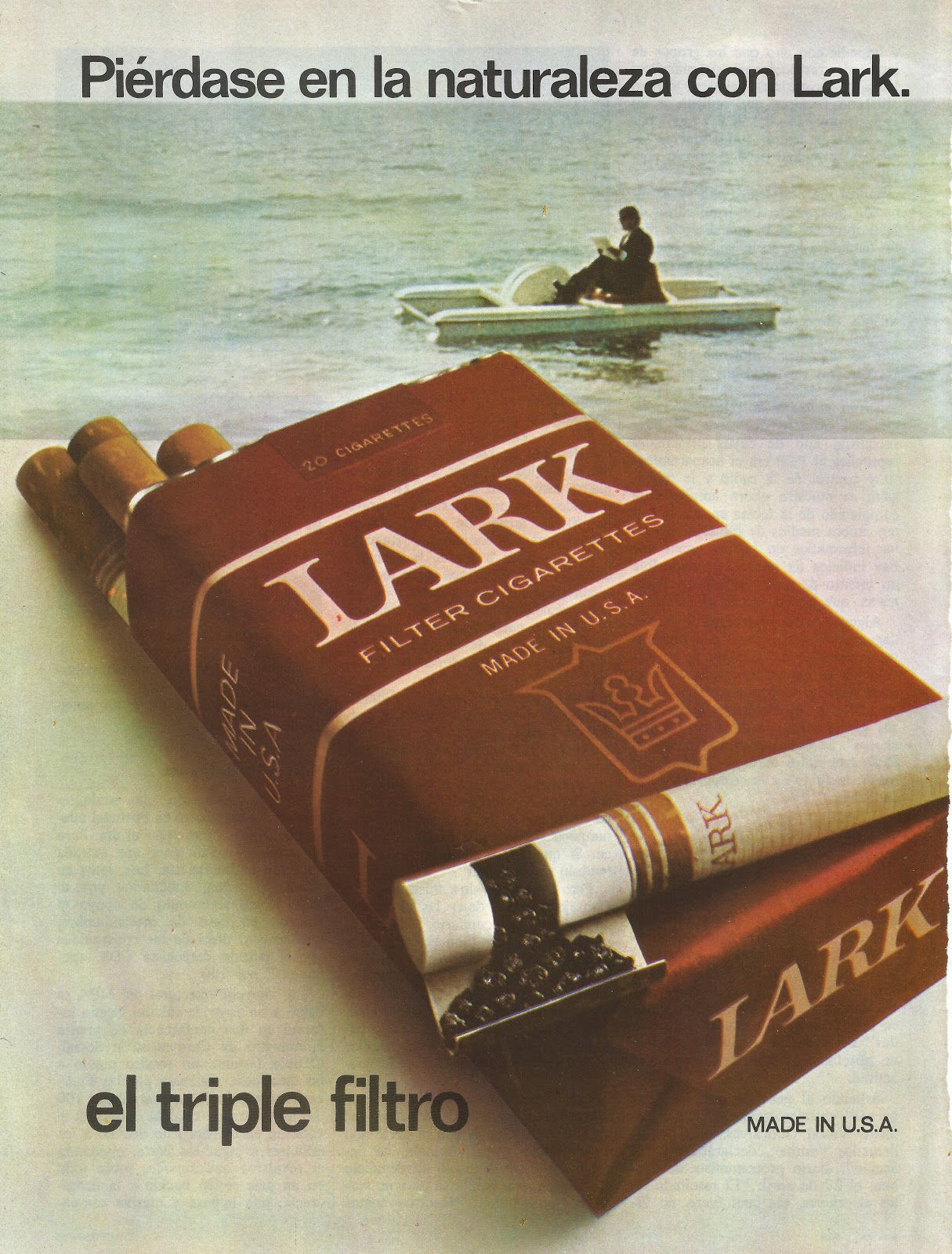 El vano ayer: Cigarrillos 'Lark' (1975)