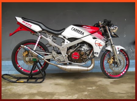 Modifikasi Kawasaki Ninja 150 R Ceper , Velg TDR Terbaru ~ Simple Acre