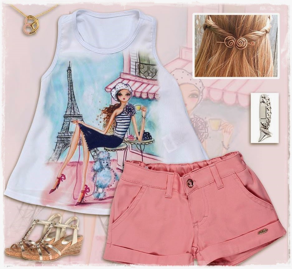 PLANETA MISTURADO: LOOKS MODA FEMININA INFANTIL