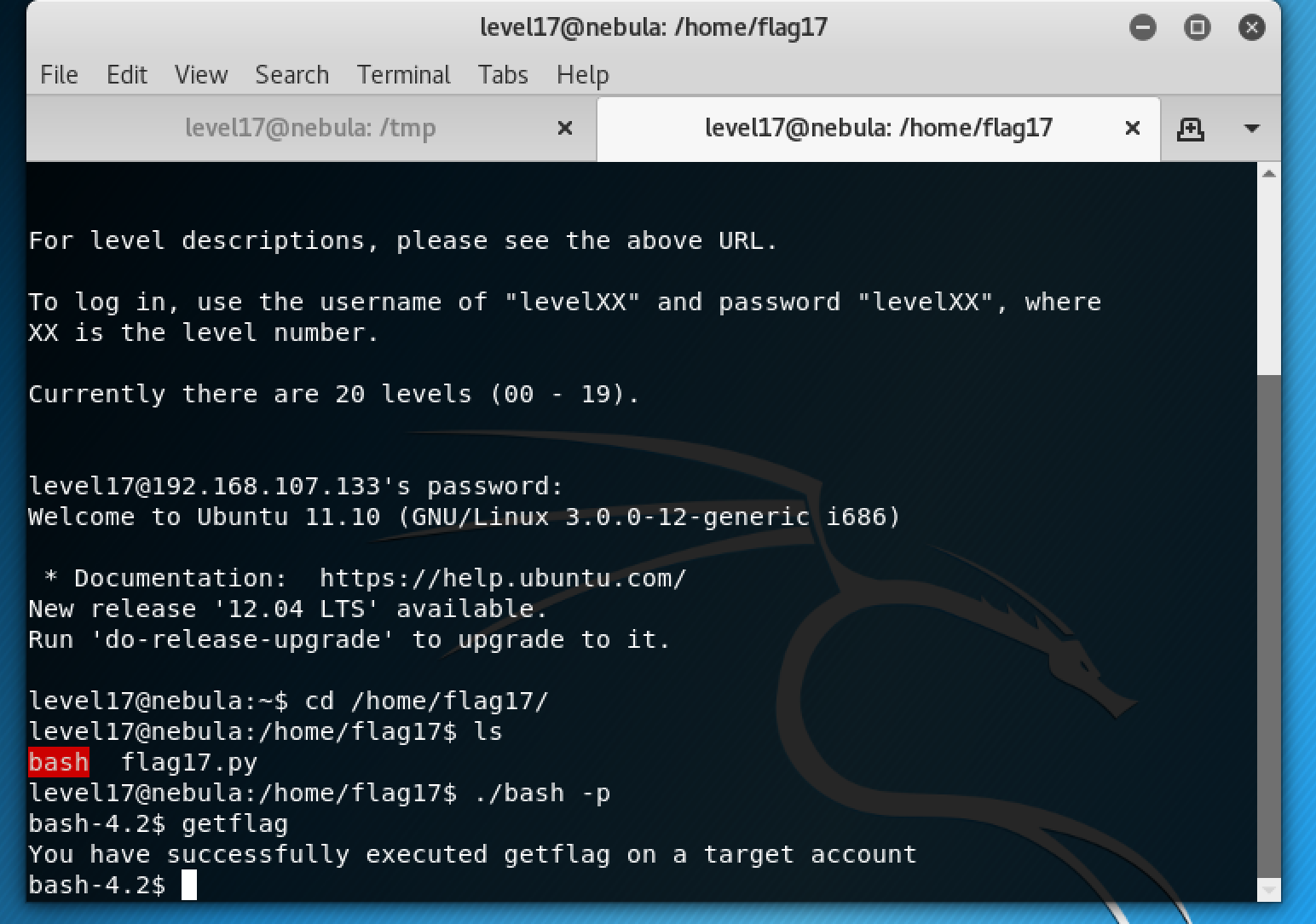 Nebula Exploit-Exercise Solutions