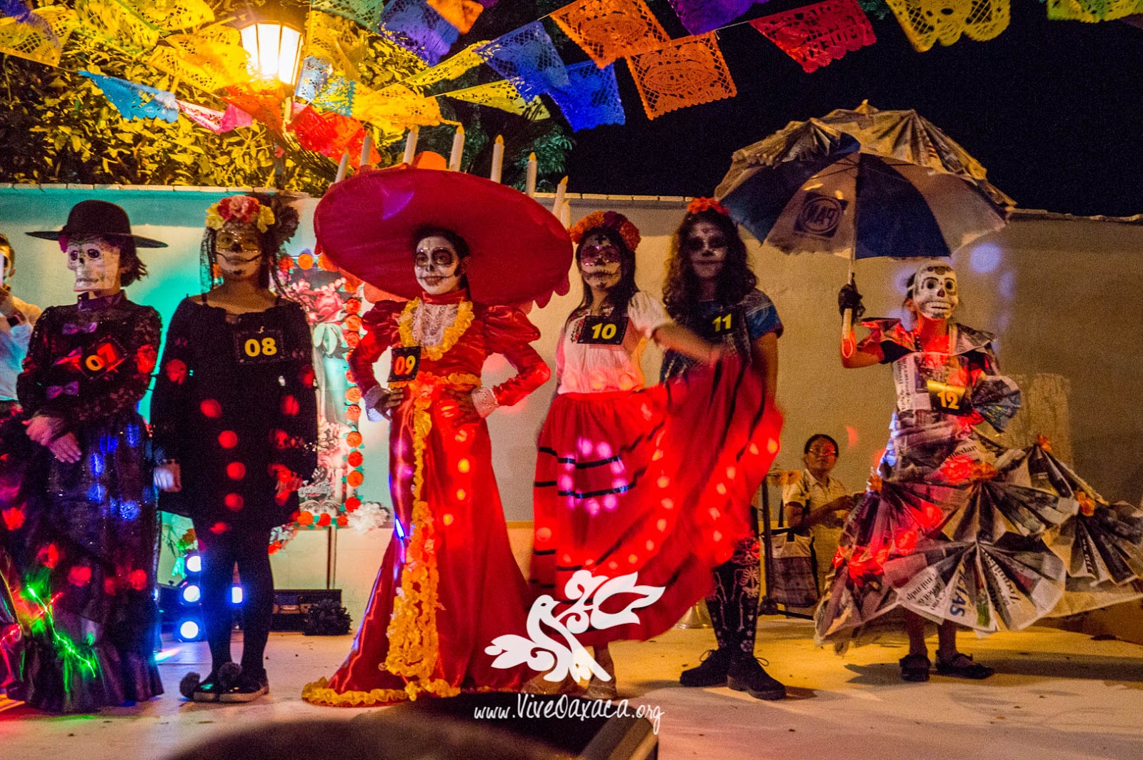 #DíadeMuertos 2018: Concurso de Catrinas del Barrio de Jalatlaco ...