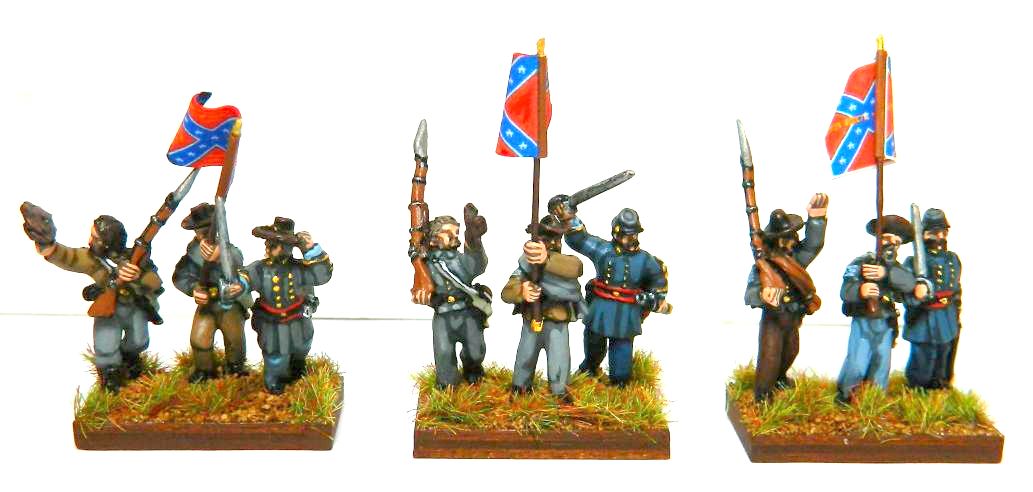 MacPhee's Miniature Men: Blue Moon 18mm Confederate Command