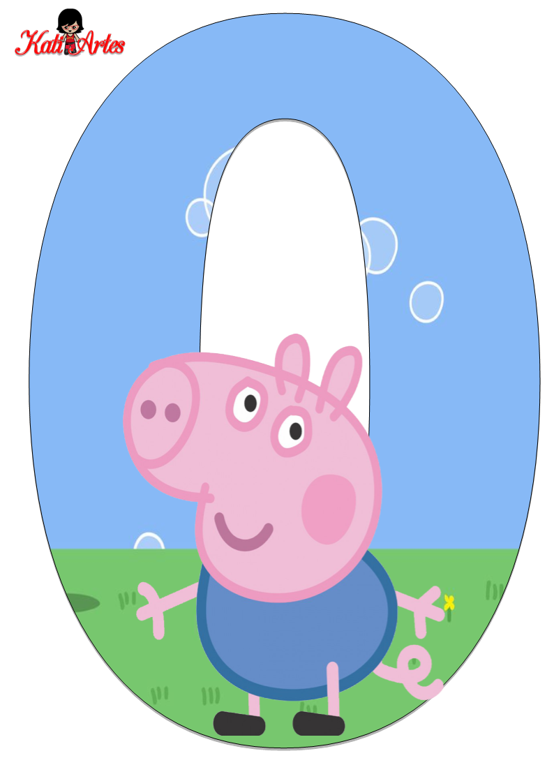Alfabeto de George Pig. - Oh my Alfabetos!