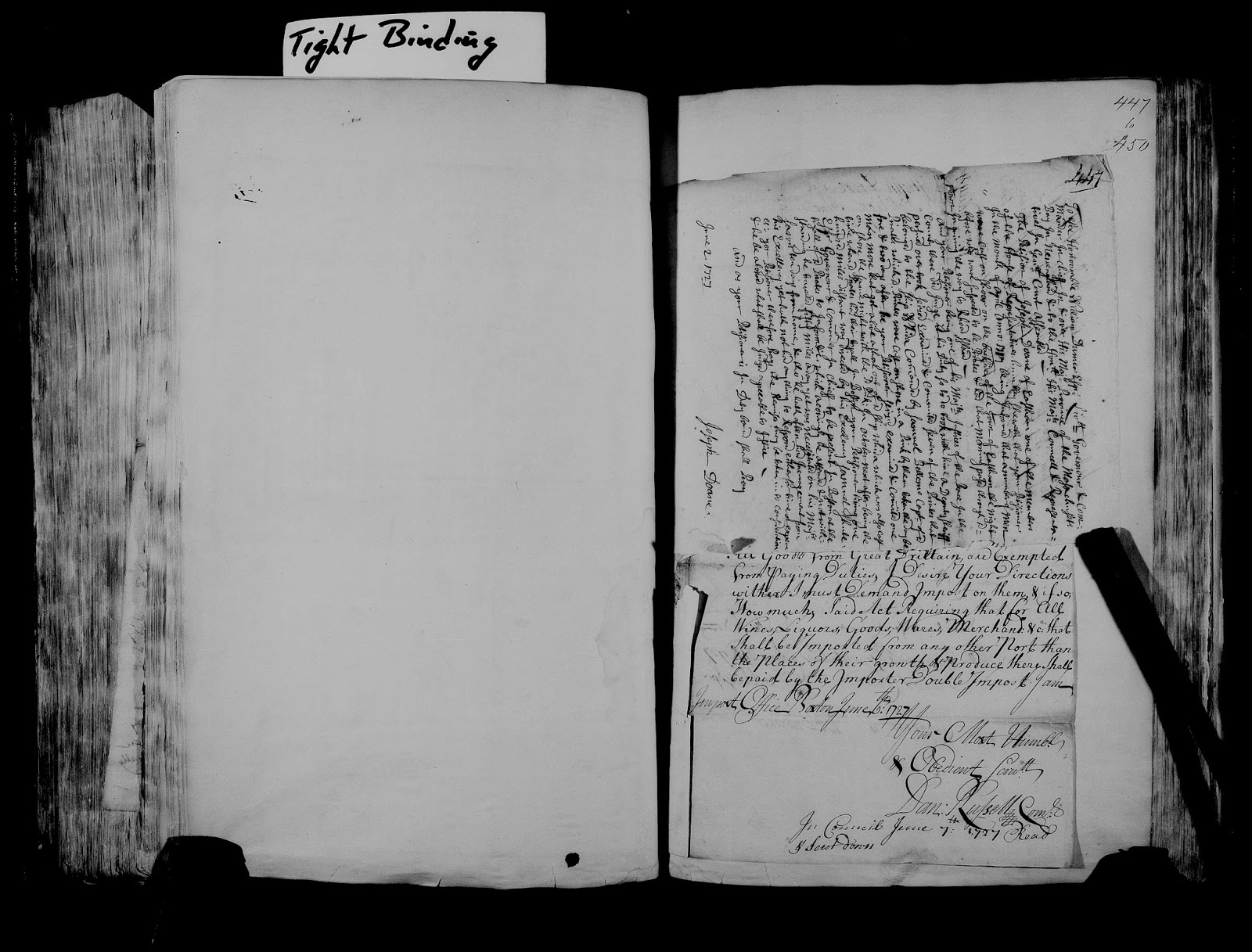 The Whydah Pirates Speak: Letter of Joseph Doane to Lt. Governor ...