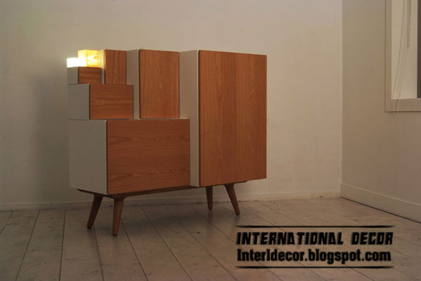 Modern modular cabinets design, wooden cabinets 2013