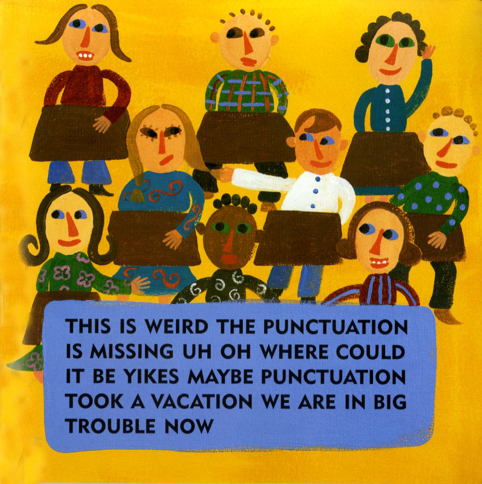 Hoots N' Hollers: Mentor Text Link Up -- Punctuation Takes a Vacation!