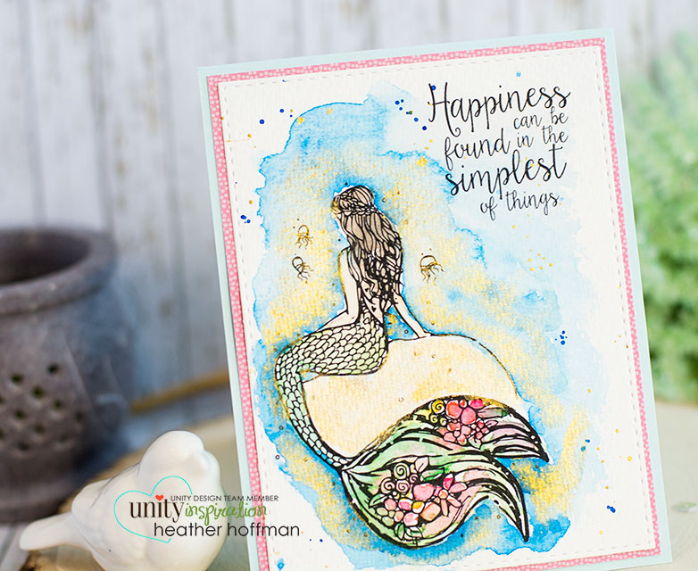 Houses Built of Cards: Sparkly Gold Underwater Mermaid