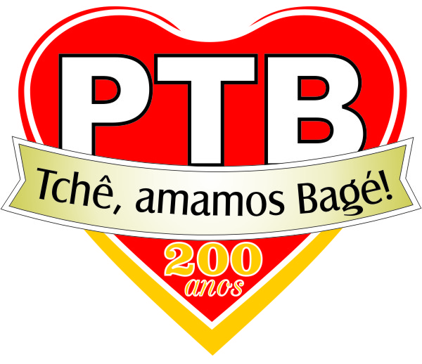 PTB lança logomarca: "PTB - 200 anos de Bagé"
