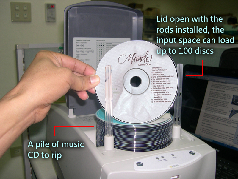 R2-D2&C-3PO: Ripping Multiple Music CDs with Nimbie NB11