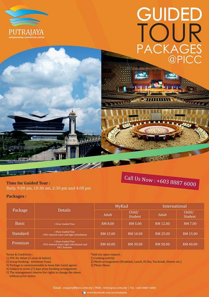 marina inn: Guided Tour Packages @ PICC Putrajaya