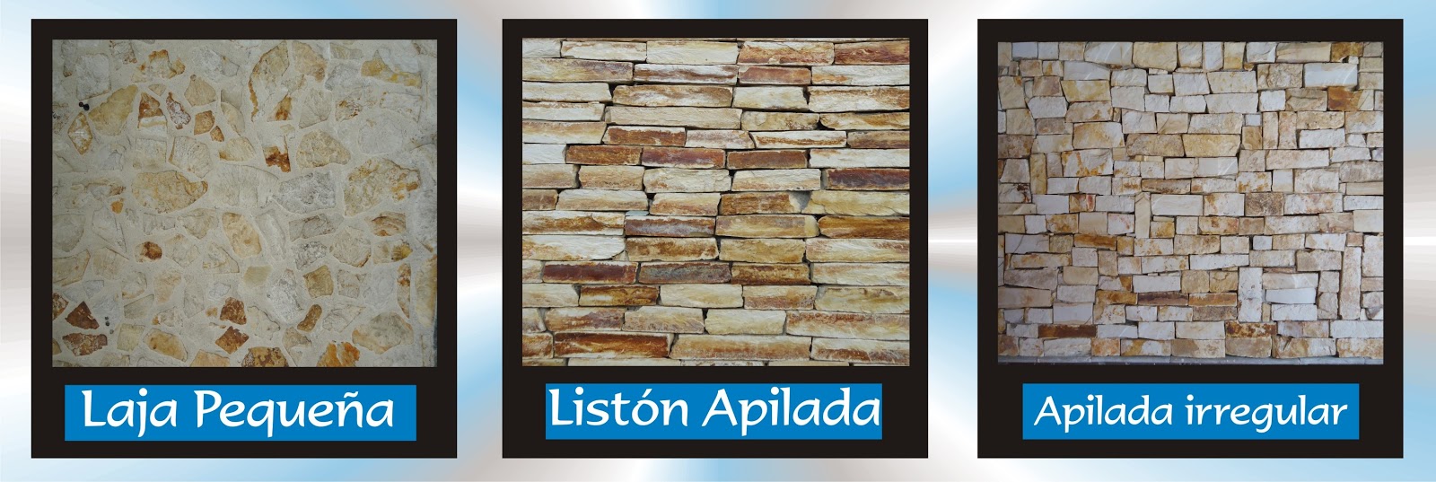 Piedras y Enchapes: TIPOS DE ENCHAPES