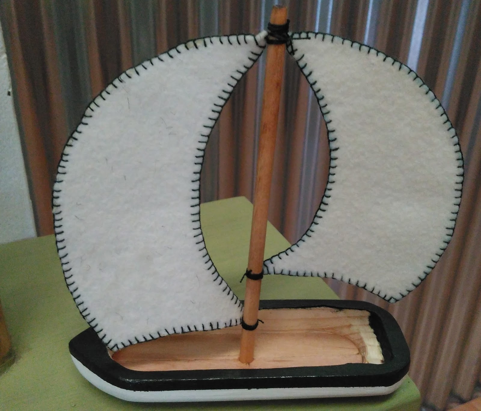 Barquitos madera recuperada