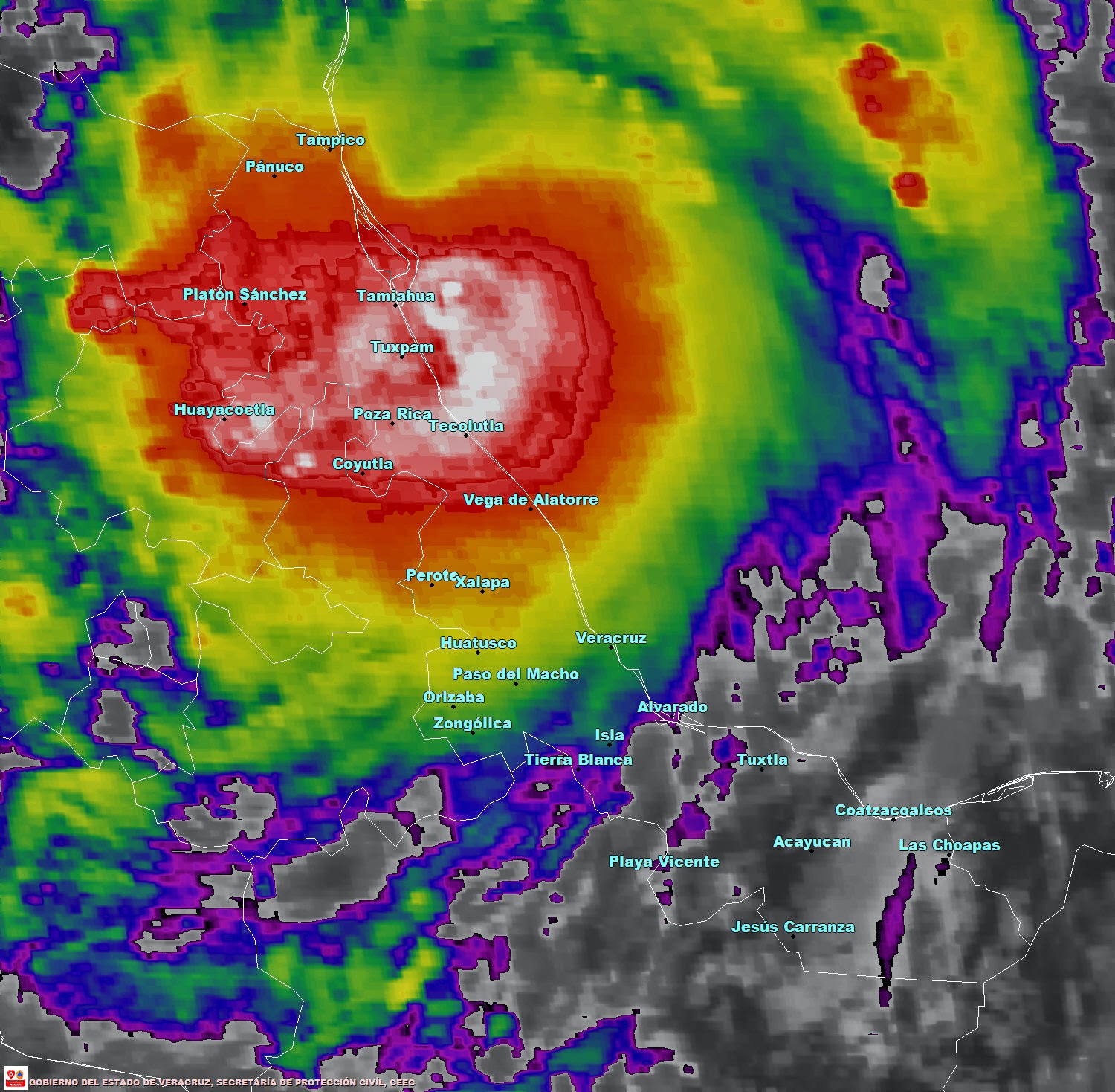 Secretaria de Protección Civil Veracruz Meteorología. : Boletín ...
