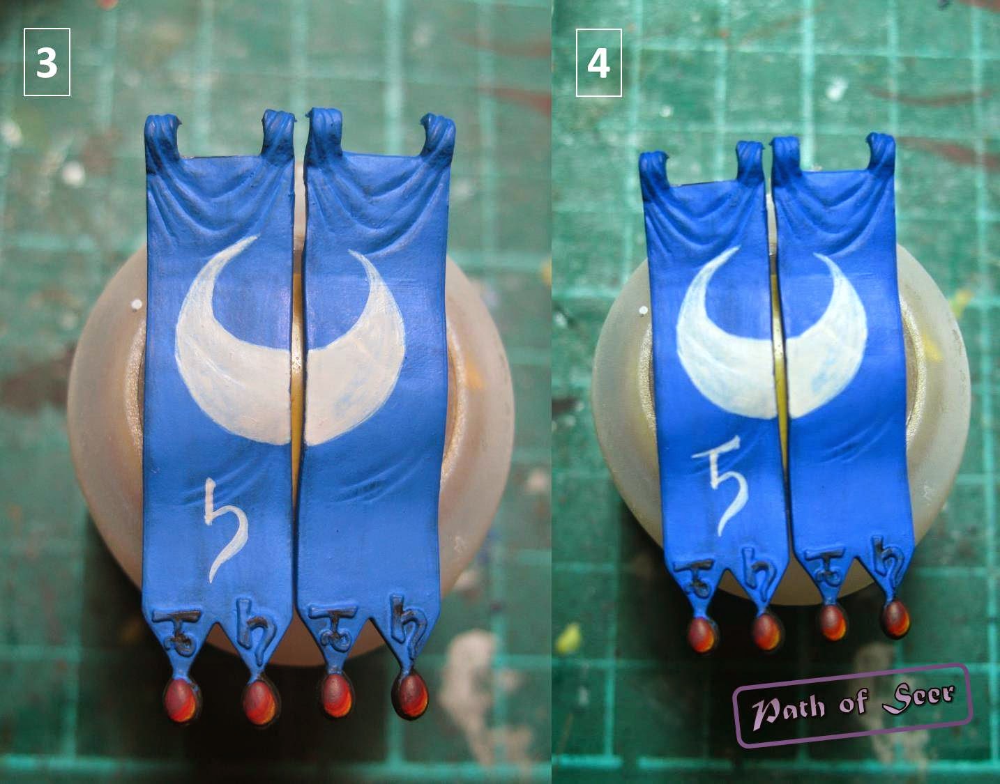 PATH OF SEERS: Free-hand Tutorial: High Elves Banner