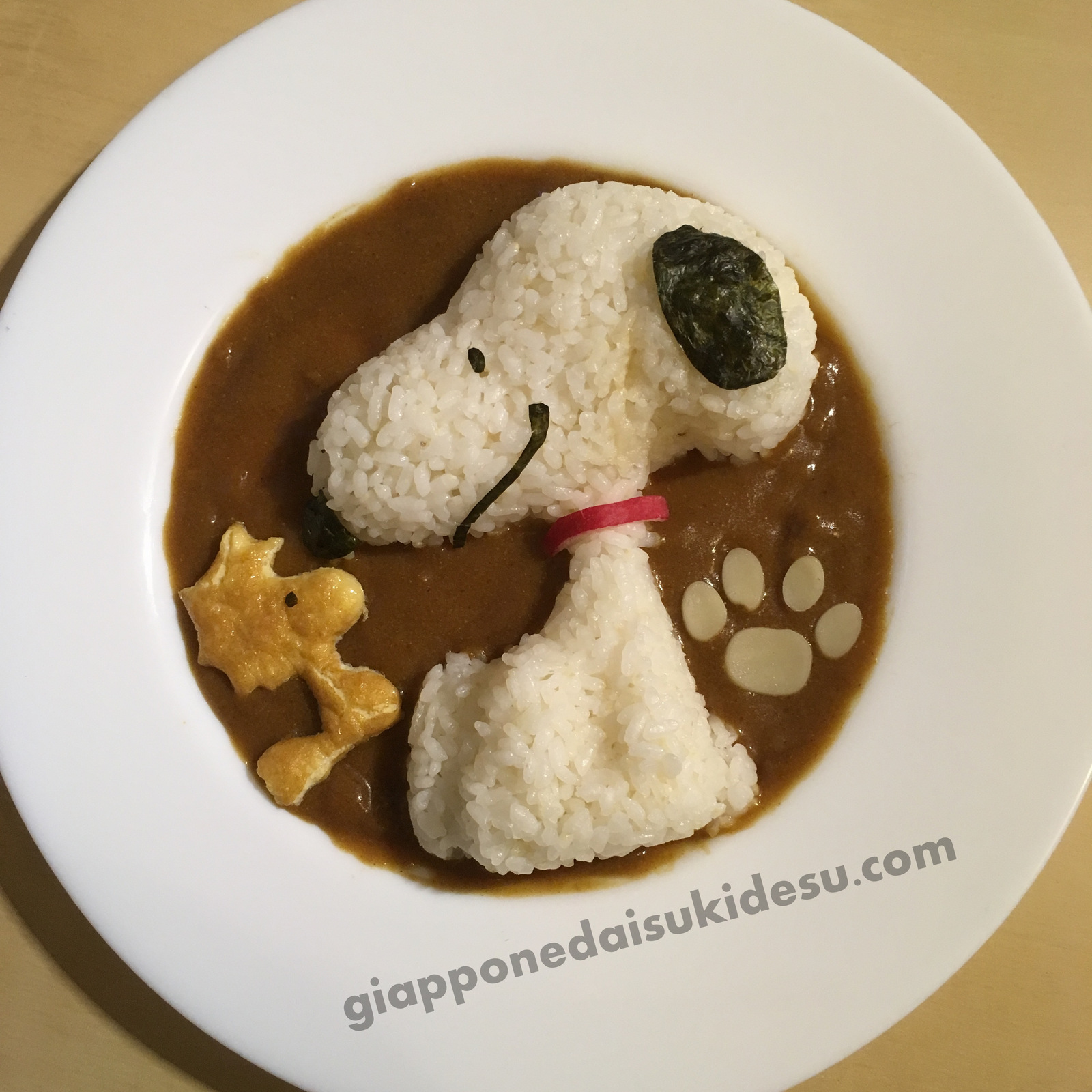 Giappone daisuki!: SNOOPY カレーライス! Il riso al curry di Snoopy!