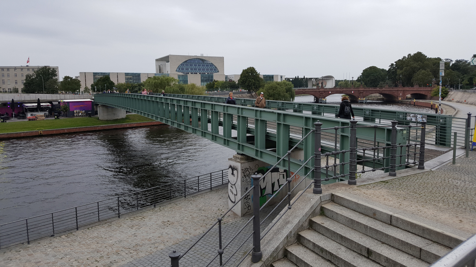 The Happy Pontist: German Bridges: 3. Gustav Heinemann Bridge, Berlin