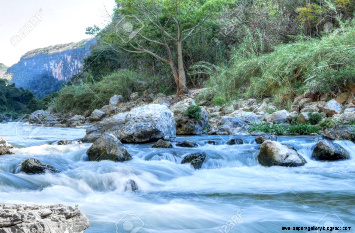 Flowing River Water | Wallpapers Gallery