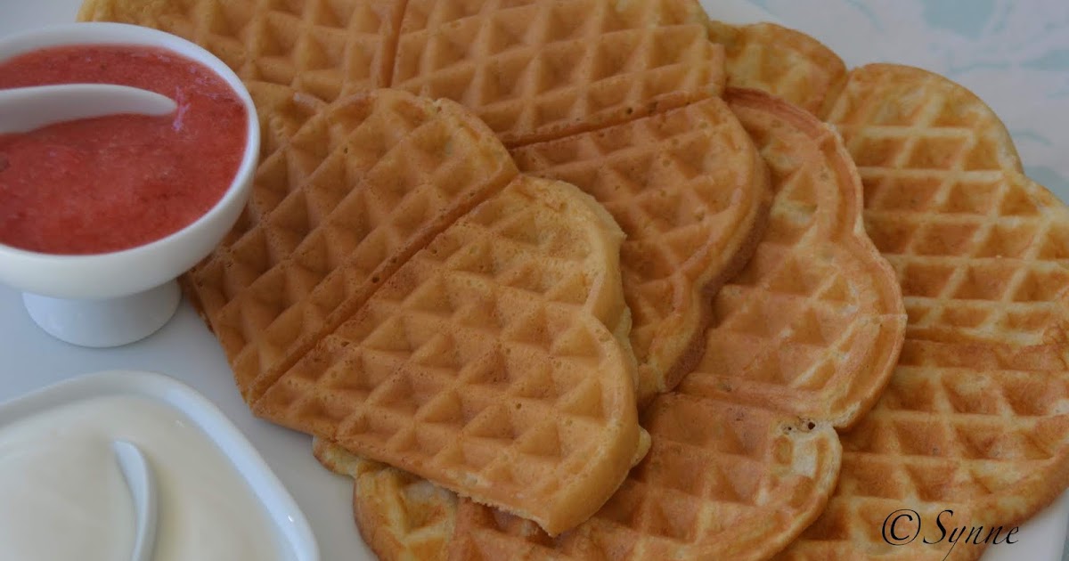 ganske enkelt: Vafler med vaniljekesam