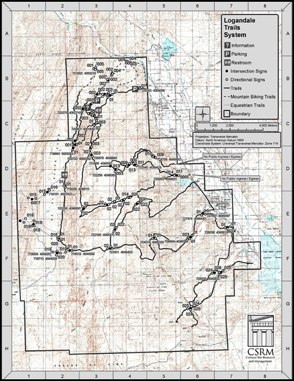 Ken's Photo Gallery: Logandale Trails Recreation Area - Summary Page