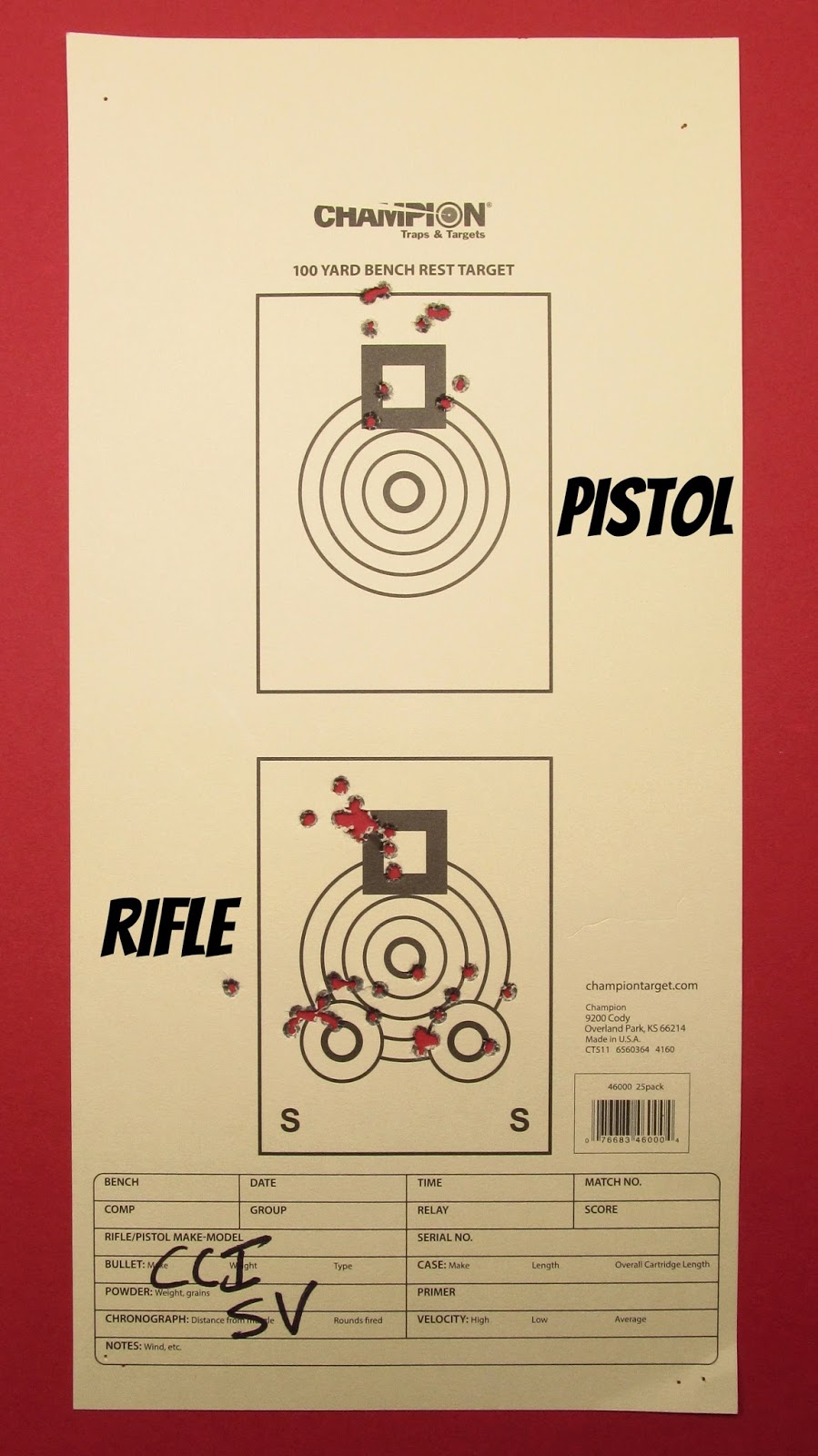 The Rimfire Channel Blog: Aguila and CCI - Standard Velocity Shootout