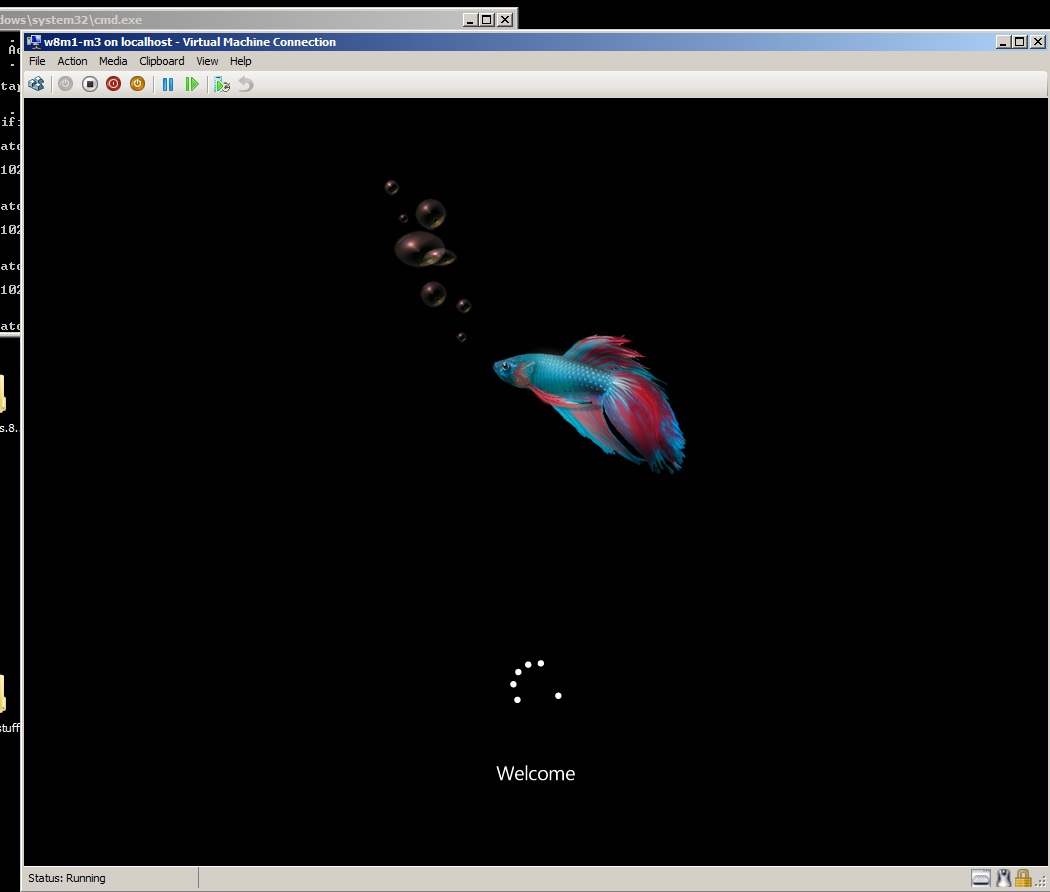 The Place I Post: Windows 8 (M3) On 2008 R2 SP1 Hyper-V!
