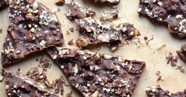 Pop Bark! (Corn Nut & Popping Sugar Chocolate Bark) - Always Order Dessert