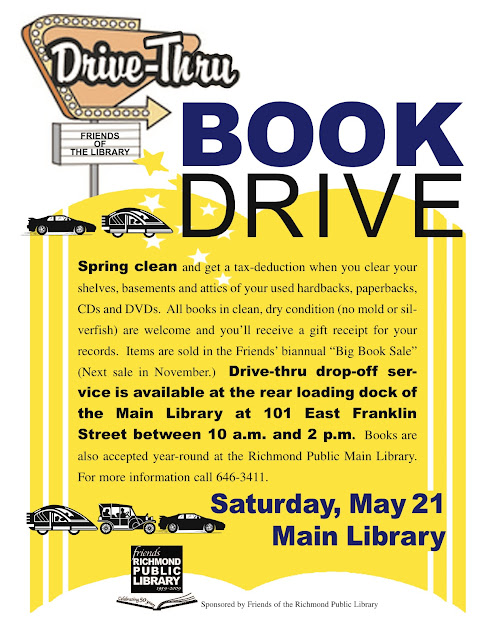 Richmond Public Library Staff Picks: Drive-Thru Book Drive