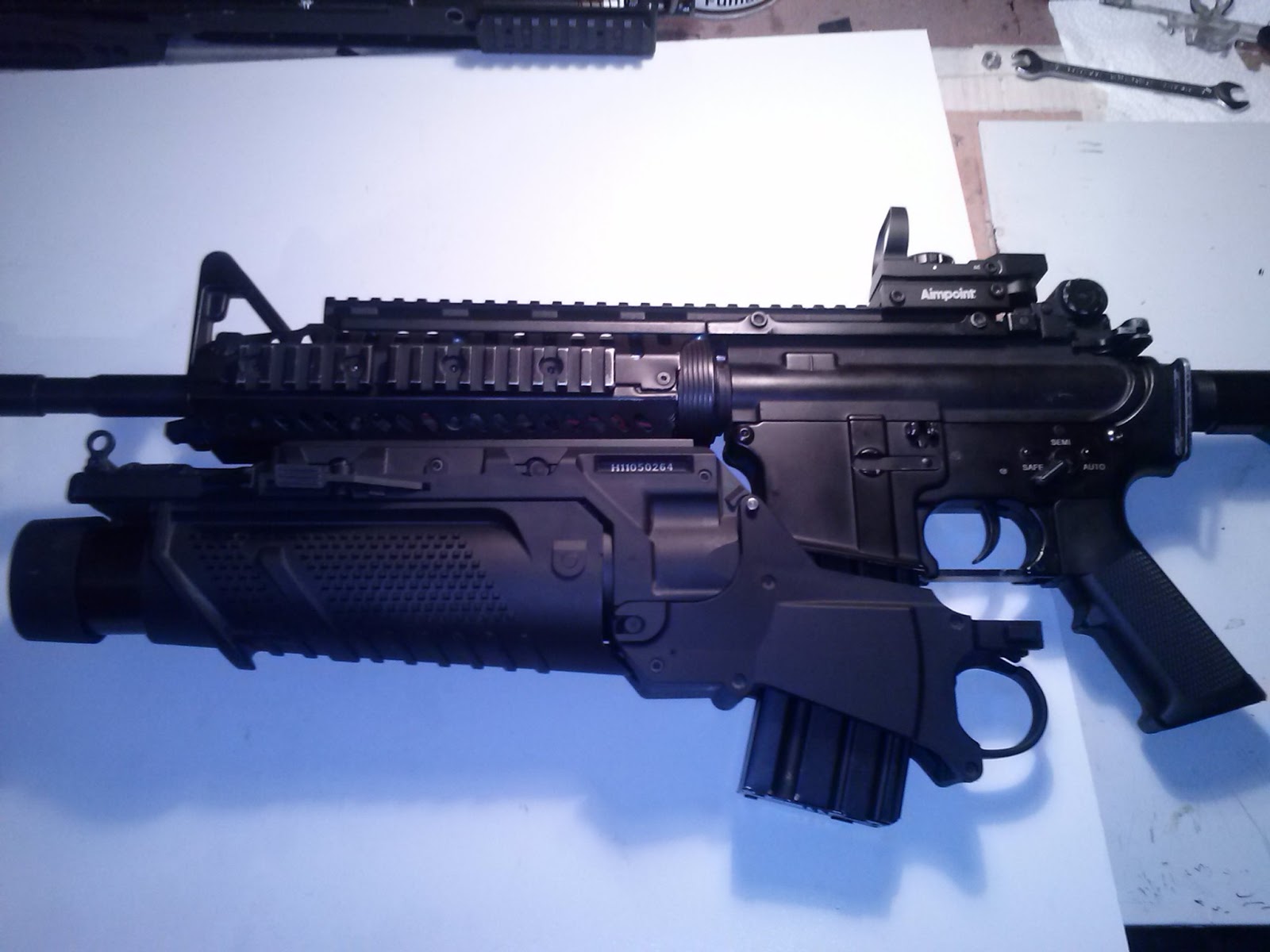 El taller de Javi: M4 CASV D-Boys full metal