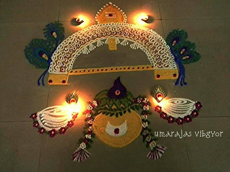 CHODAVARAMNET: 9+ LORD MURUGAN RANGOLI ART IDEAS 2017