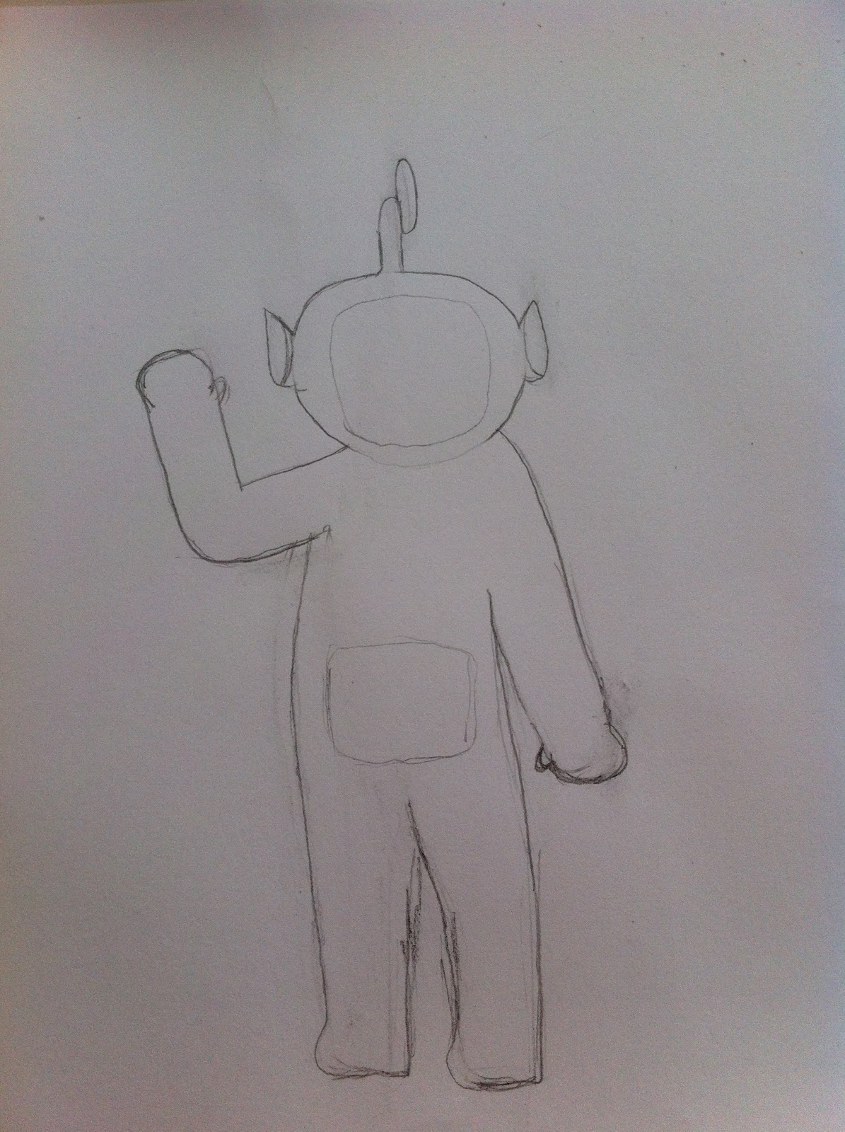 ChantelleLikesArt :): How to draw Lala (from the Teletubbies)