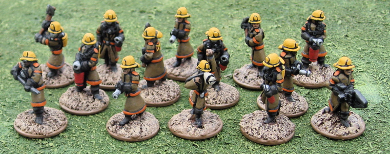 Tim's Miniature Wargaming Blog: Fire Fighters