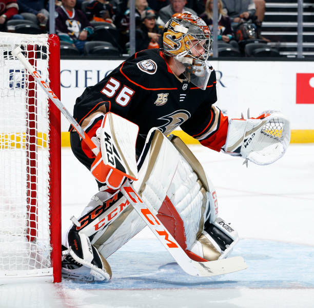 I Love Goalies!: John Gibson 2018-19 Mask