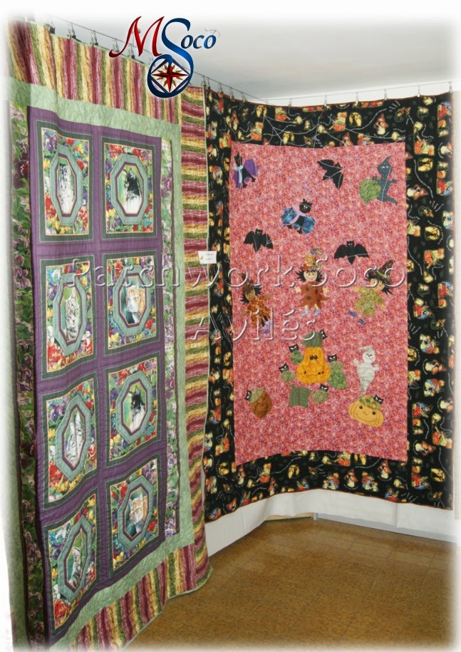 Patchwork Soco: FOTOS VI Exposición del Taller de Soco: Patchwork A MÁQUINA