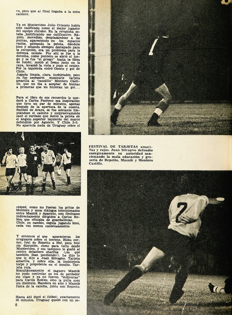 Partidos de la Roja: [03/11/1971] Chile-Uruguay | 5:0