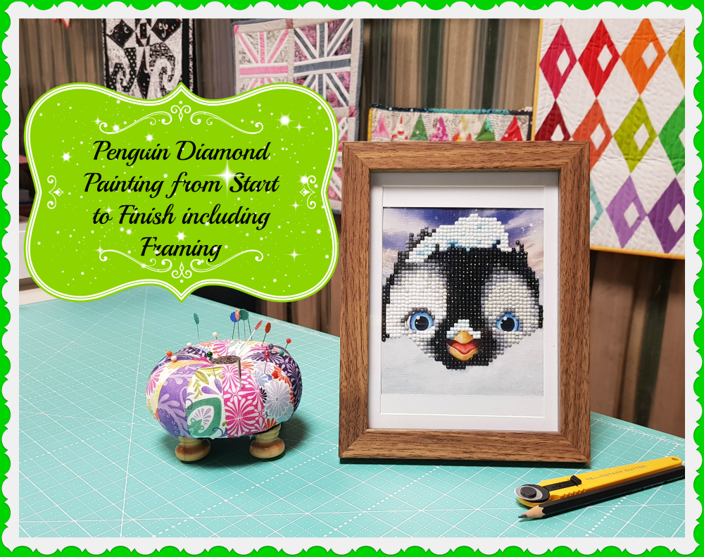 Darvanalee Designs Studio : 5D Penguin Diamond Painting from Start to ...