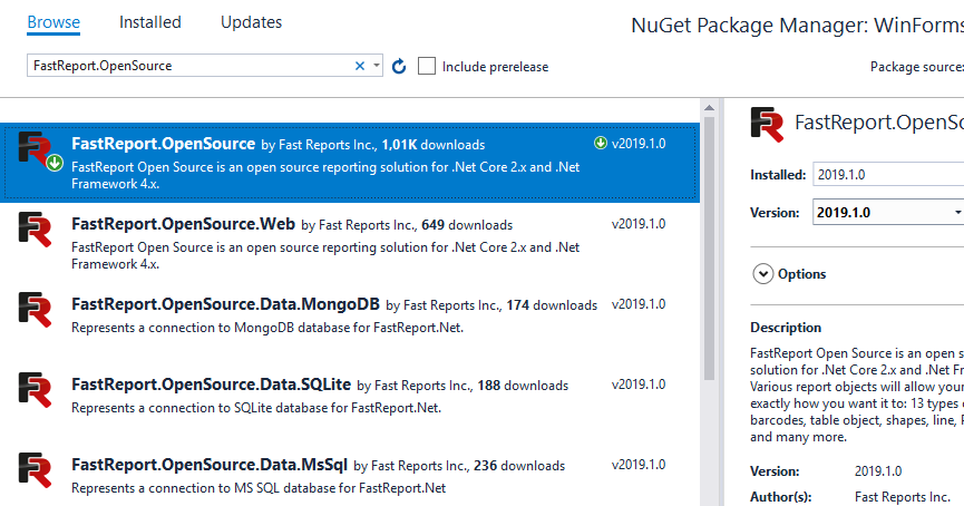 How To Use Fastreport Open Source In Net Winforms Applications Part 1