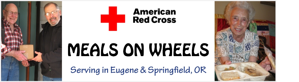 Red Cross Meals on Wheels Eugene & Springfield, Oregon