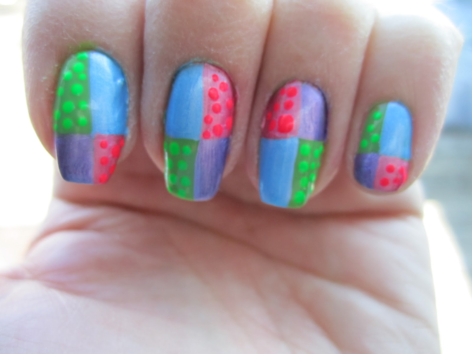 Colorsplash Nails: Spring Challenge: Pastel Patchwork