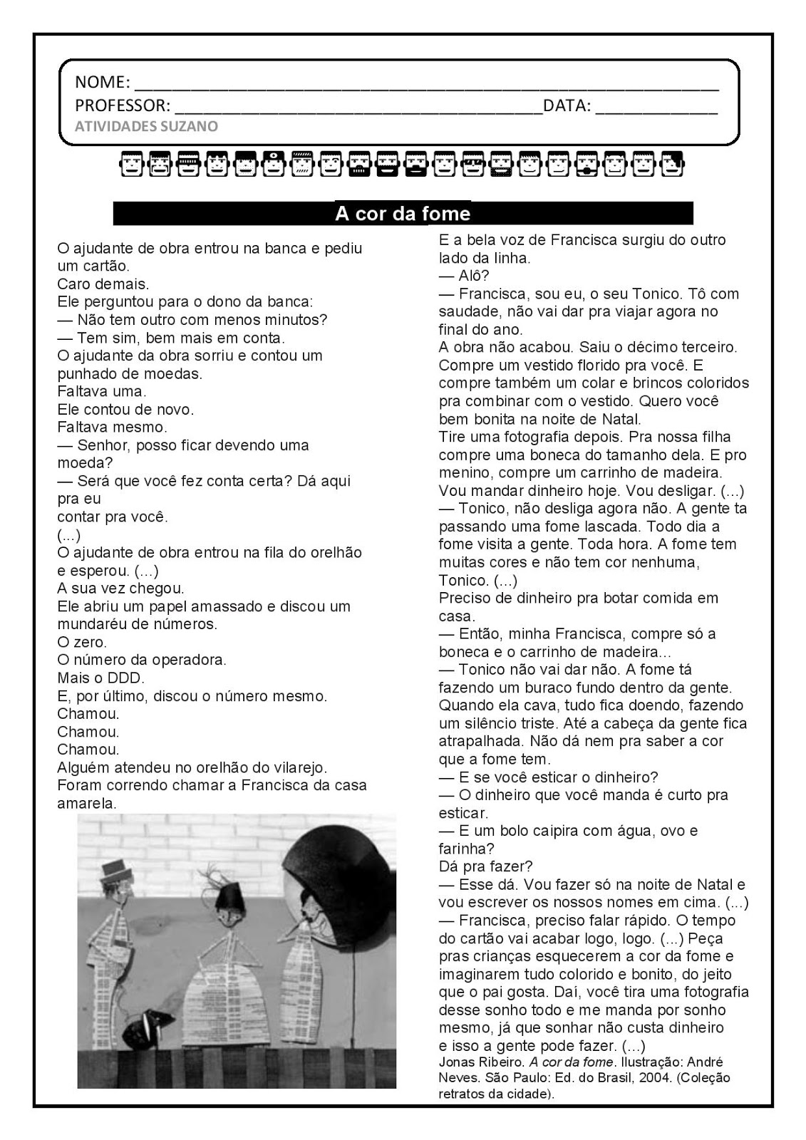 4 ano texto e interpretação