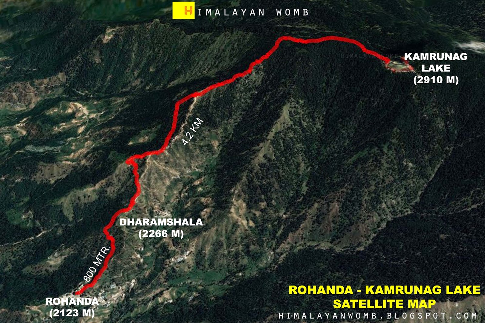 विंटर ट्रैकिंग : रोहांडा से कमरुनाग झील (Winter Trekking : Rohanda to ...
